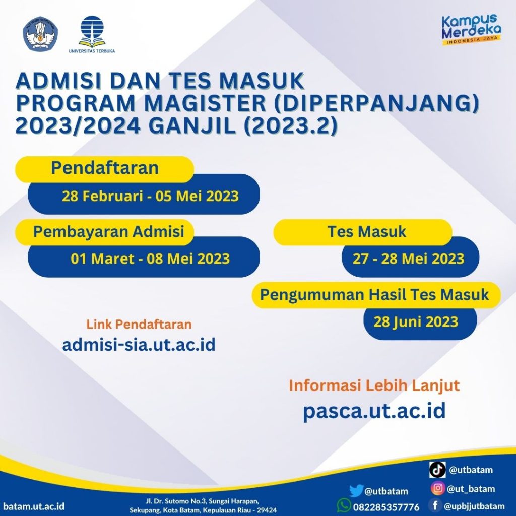 Universitas Terbuka Batam – Making Higher Education Open To All