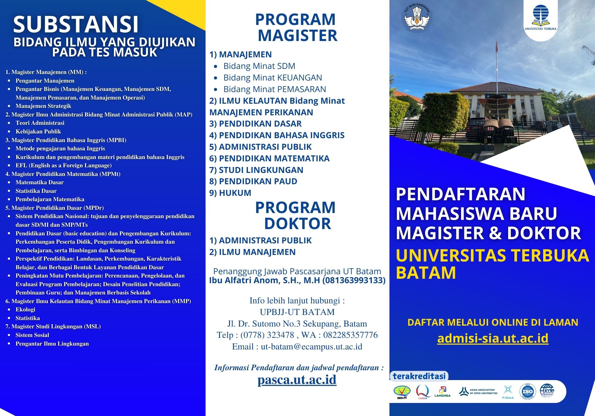 Brosur – Universitas Terbuka Batam