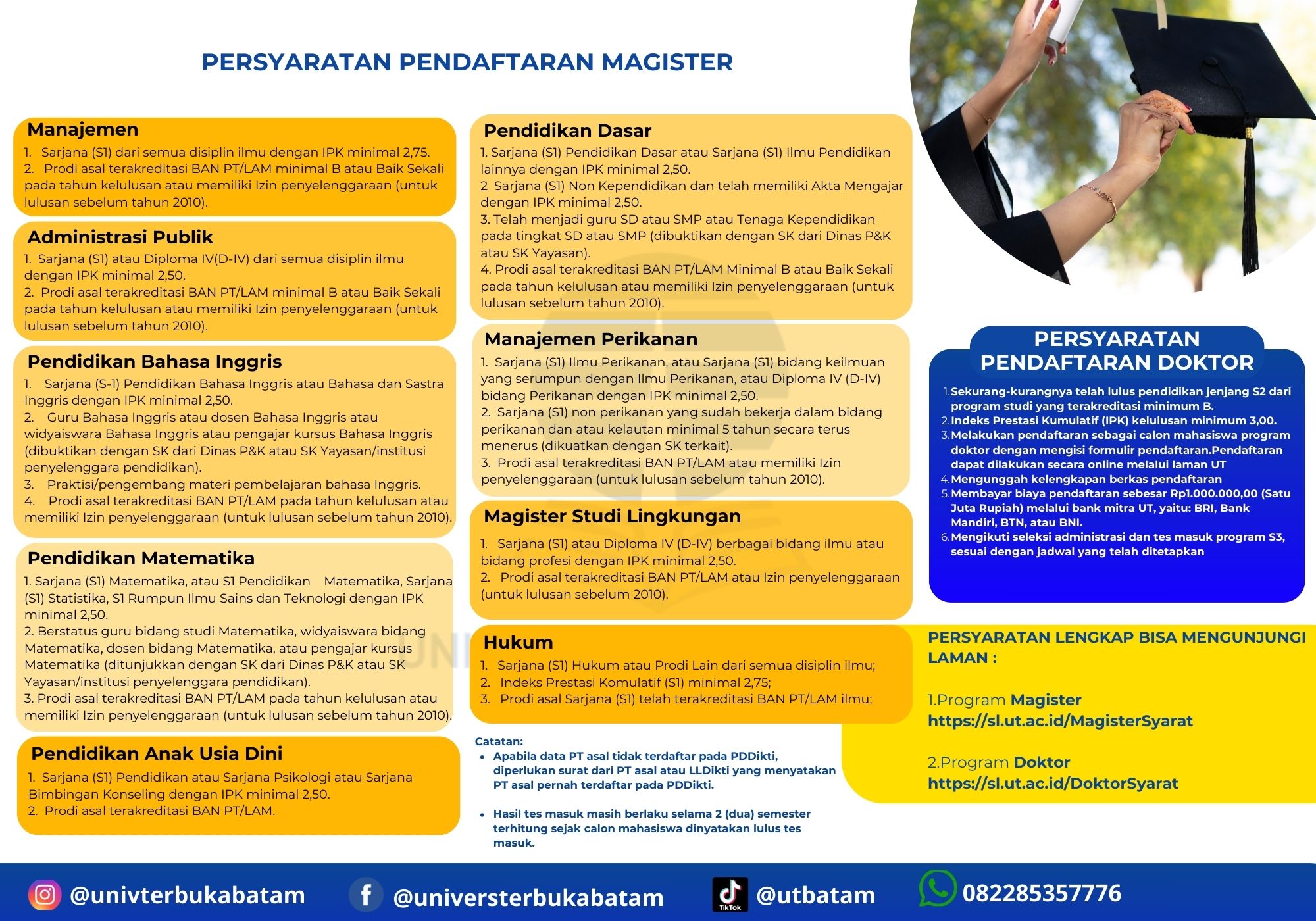 Brosur – Universitas Terbuka Batam